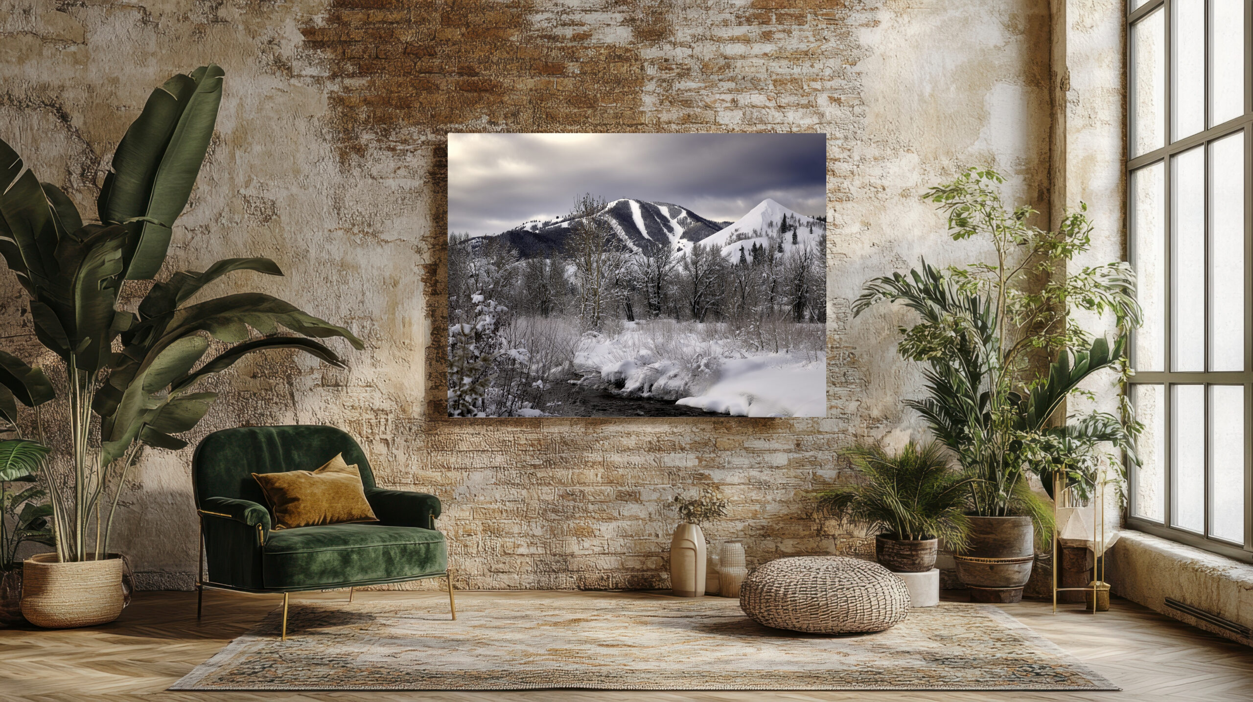 Baldy on a Snowy Morning